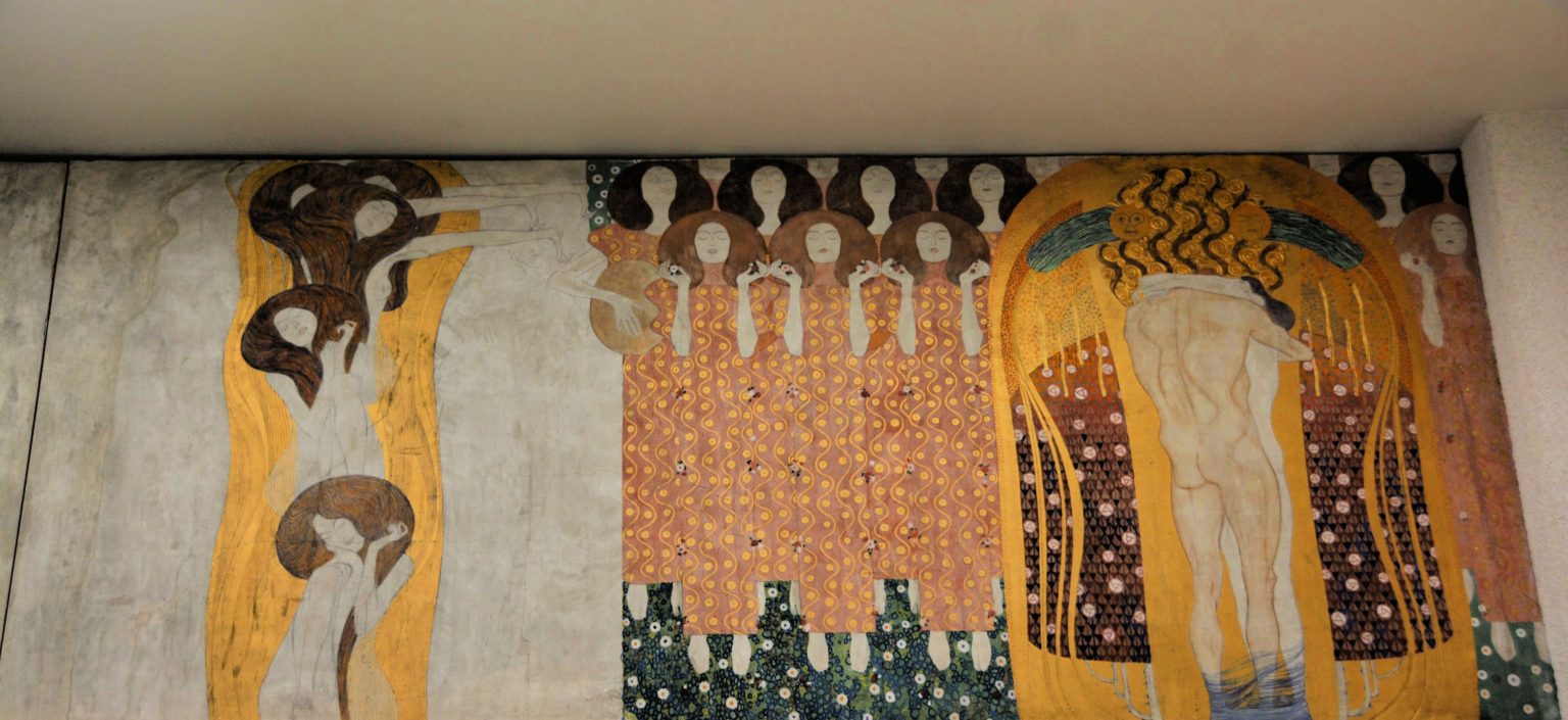 The Vienna Secession Building and Gustav Klimt’s “Beethoven Frieze ...