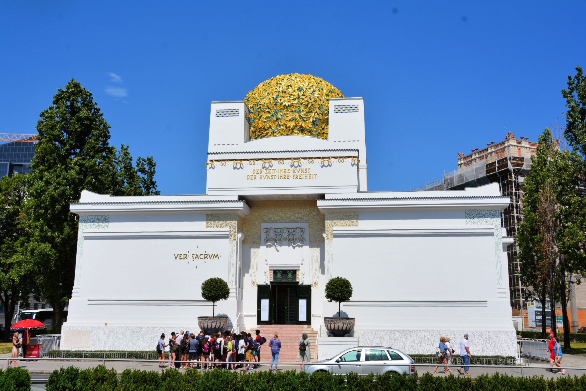 The Vienna Secession Building and Gustav Klimt’s “Beethoven Frieze ...