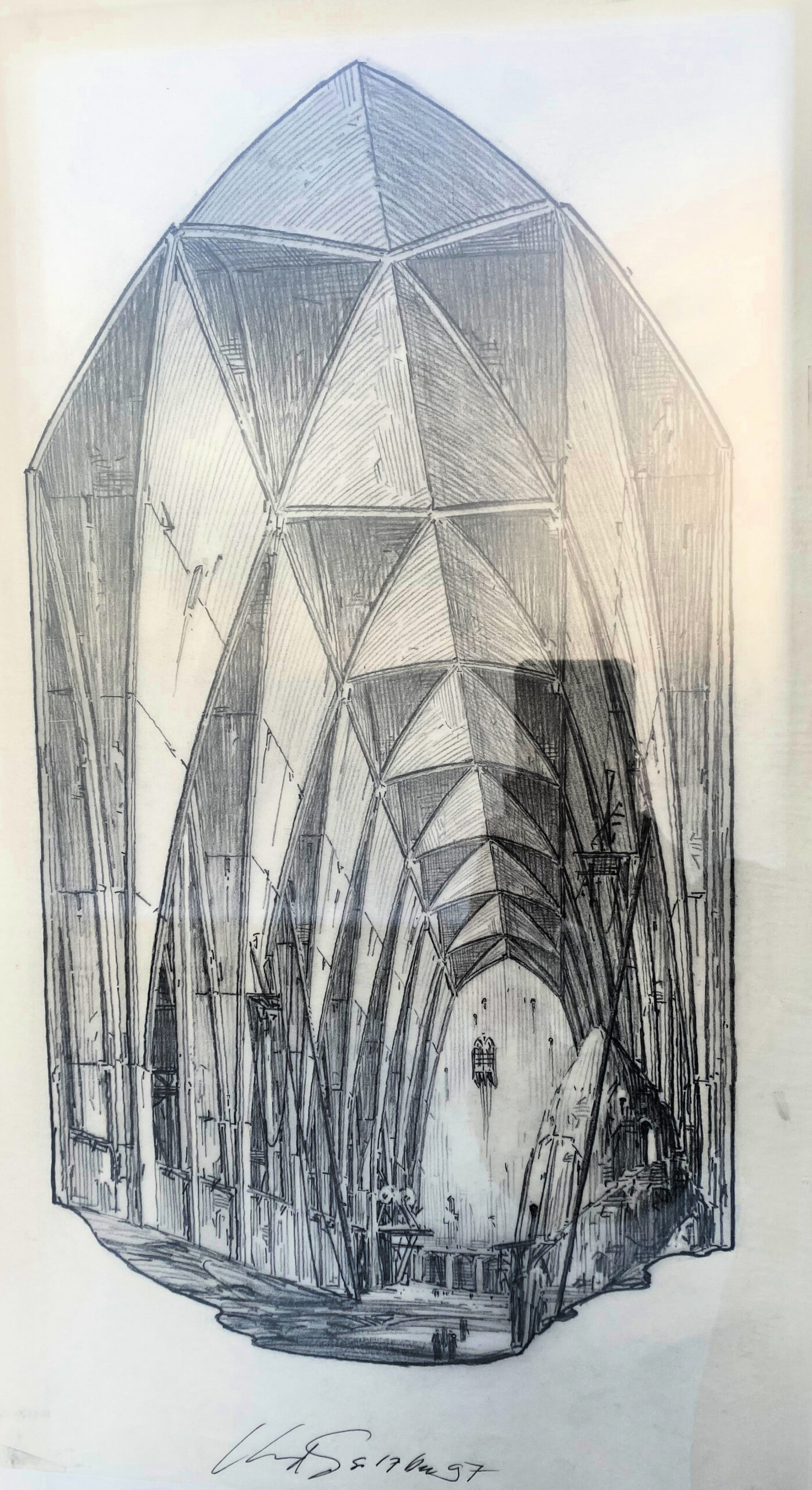 Lebbeus Woods drawings, “Ecologies” at Friedman Benda Gallery in Los ...