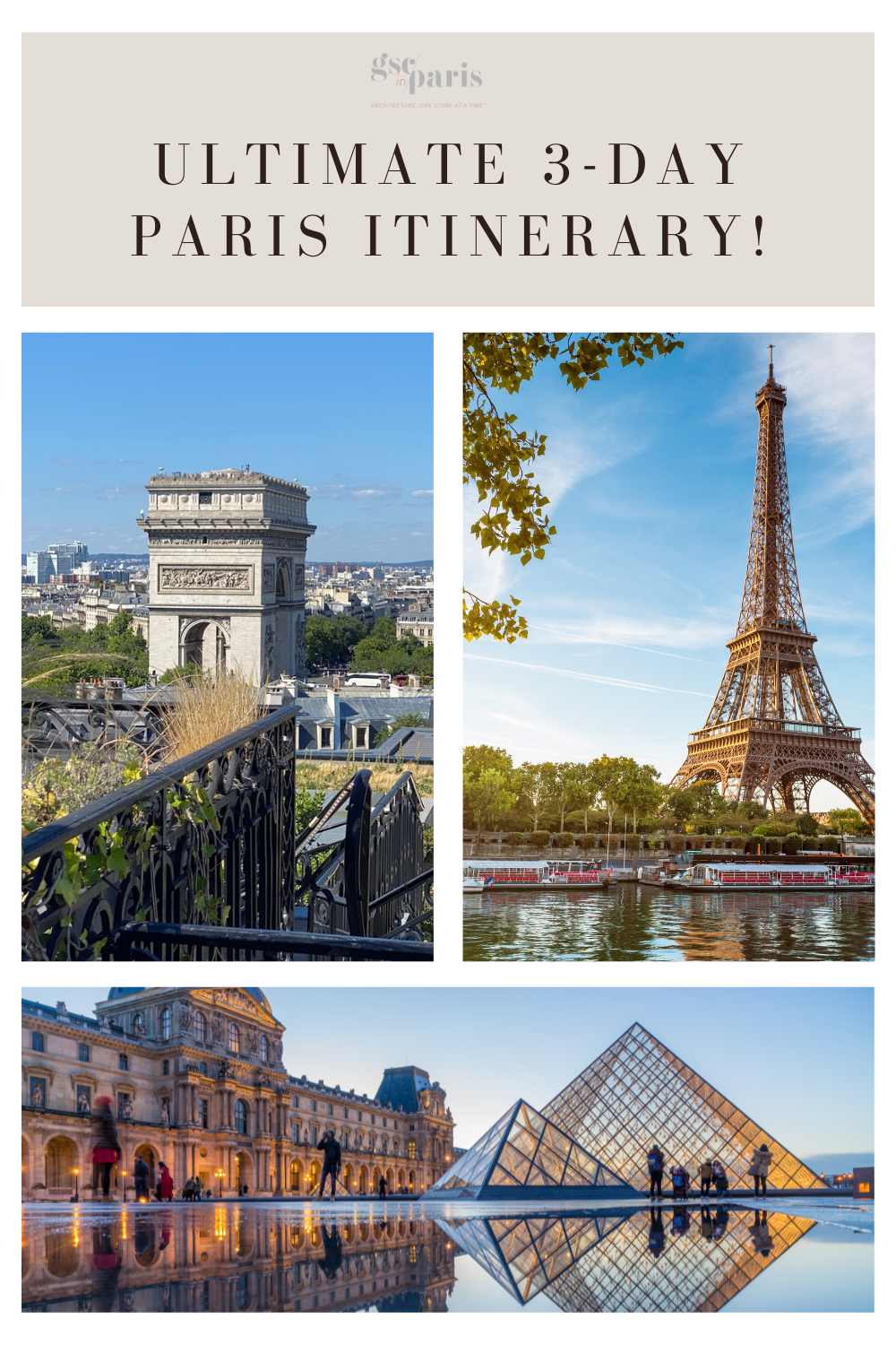 The Ultimate 3-Day Paris Itinerary: Must-See Highlights for First-Time ...